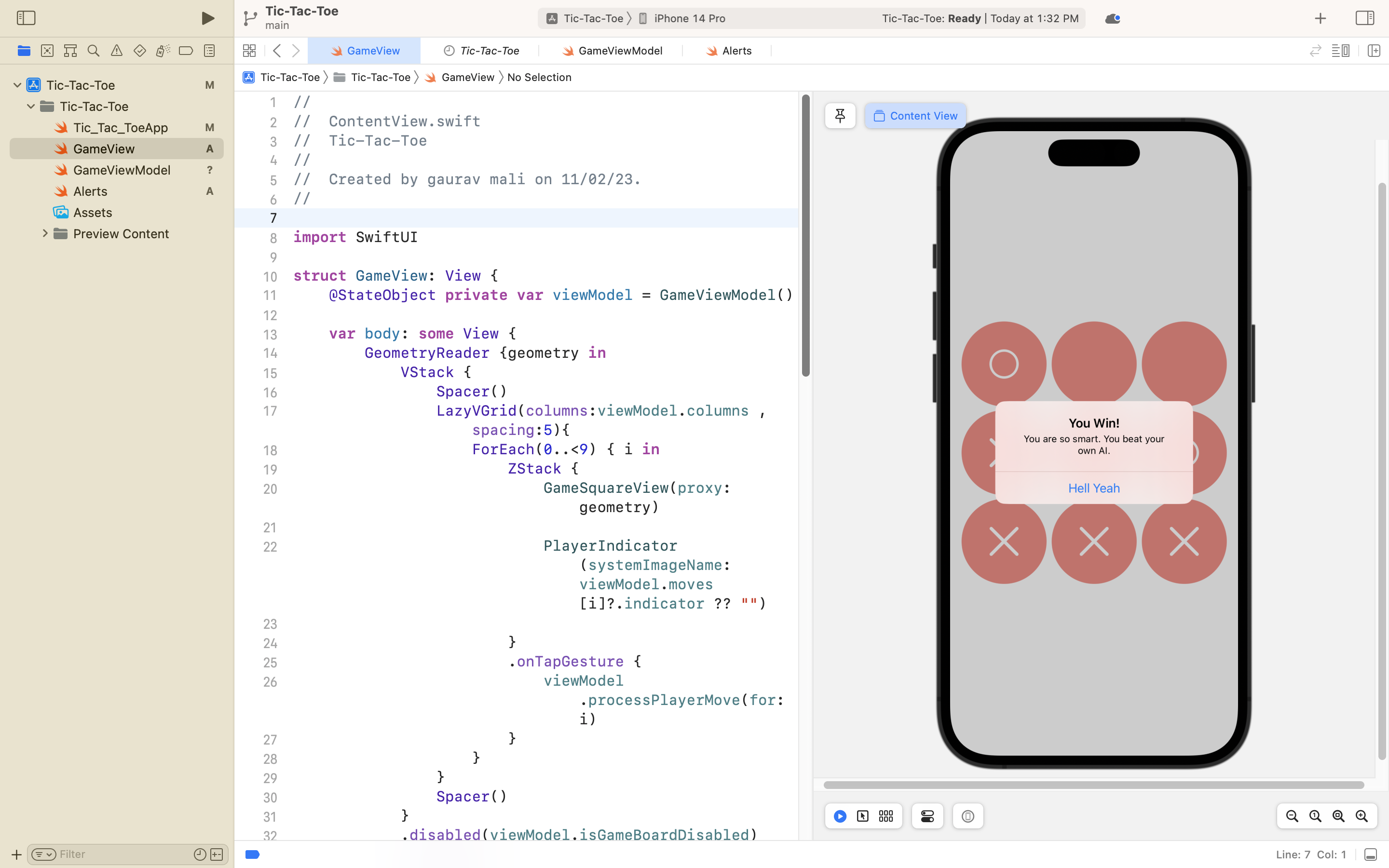 GitHub - Gaurav-Mali/Tic-Tac-Toe