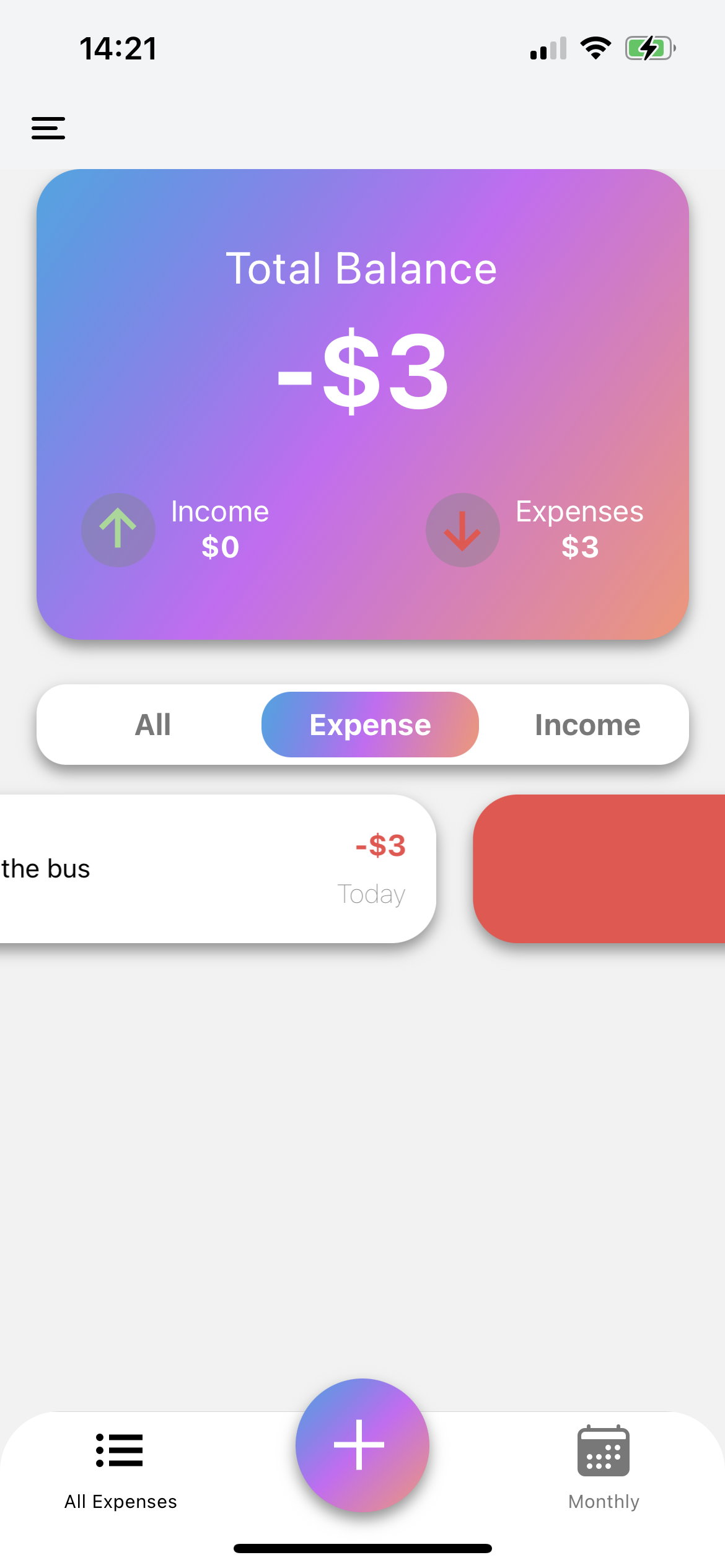GitHub - idanCohenDev/expenseTracker: expense tracking application
