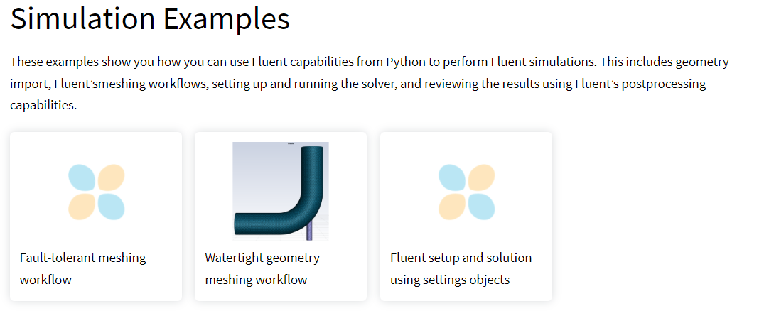 PyFluent: Thumbnail images are missing for some examples. · Issue #808 ...