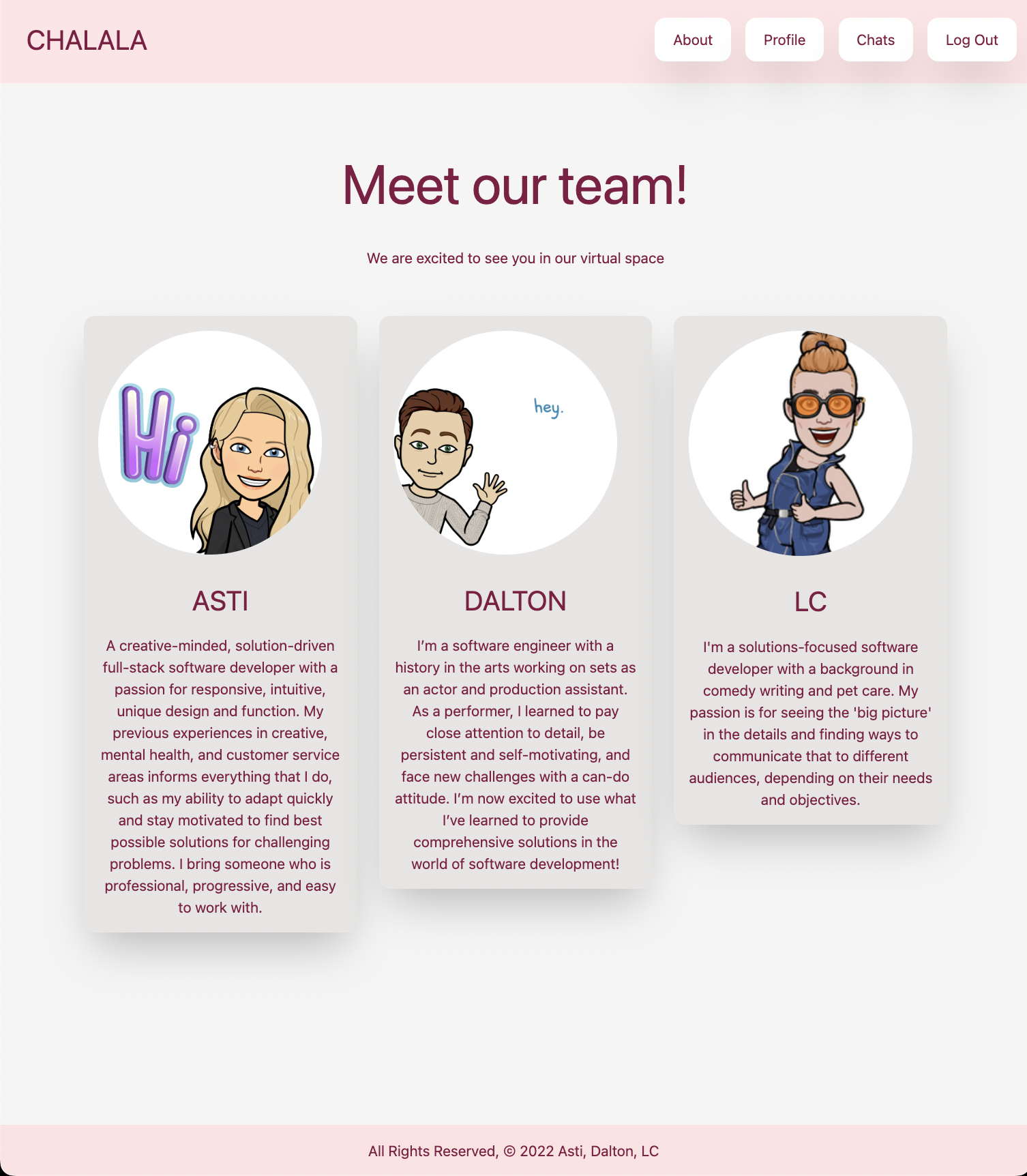 GitHub - AnastasiiaAsti/chalala: Connect with people from around the world who share your ...