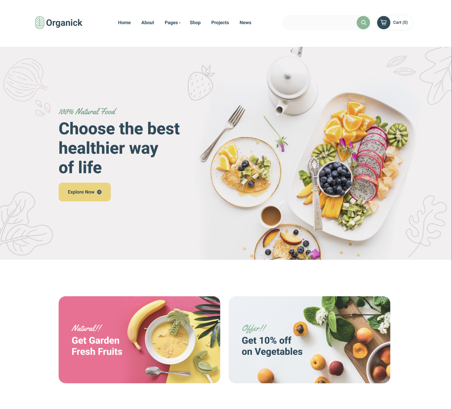 GitHub - AnastasiiaAsti/Organick: Front end for an existing Figma template - Organick. Discover ...