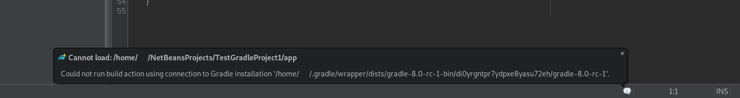 Problem Creating And Loading A New Project With Gradle V8 · Issue 5610 · Apache Netbeans · Github