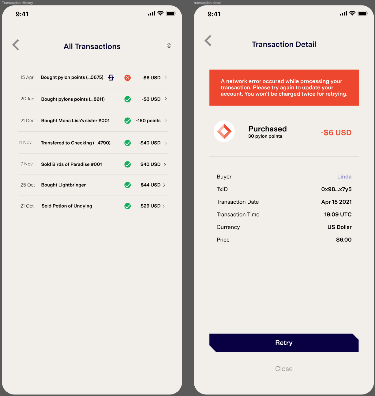 Retry functionality in wallet · Issue #950 · Pylons-tech/pylons · GitHub