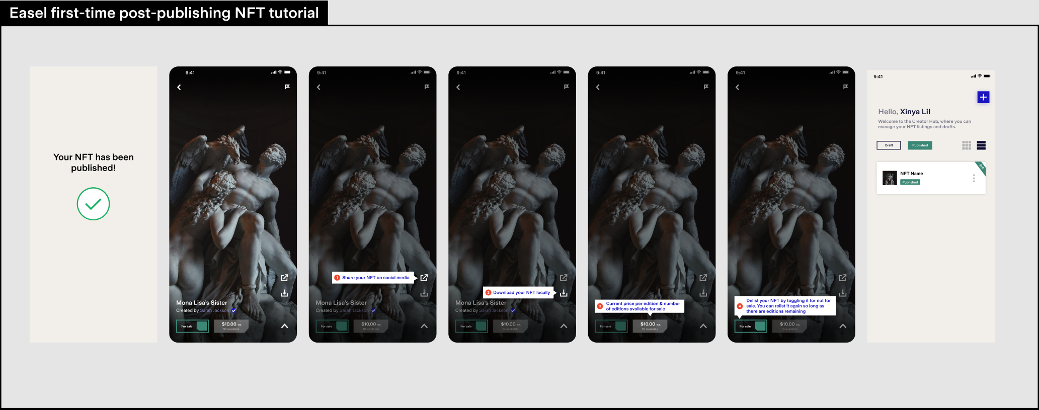 Easel fist-time post-publishing NFT tutorial · Issue #1528 · Pylons-tech/pylons · GitHub