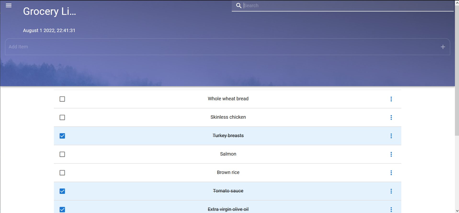 GitHub Sooltik grocery list A List Of Grocery Items One Intends To 