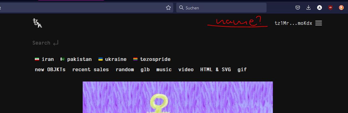 [feat] add the SUBJKT name next to the wallet abbreviation when synced · Issue #222 · teia ...