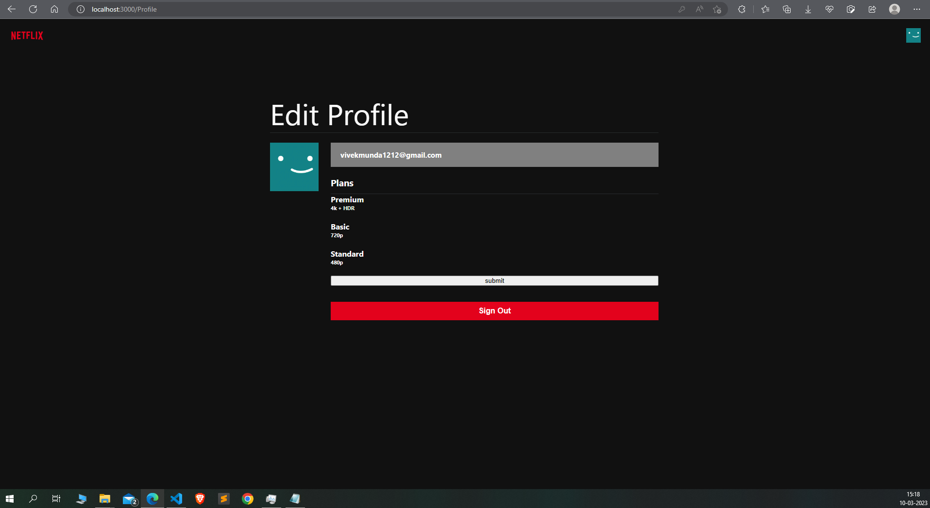 GitHub - Vivekkr7k/react-netflix_clone