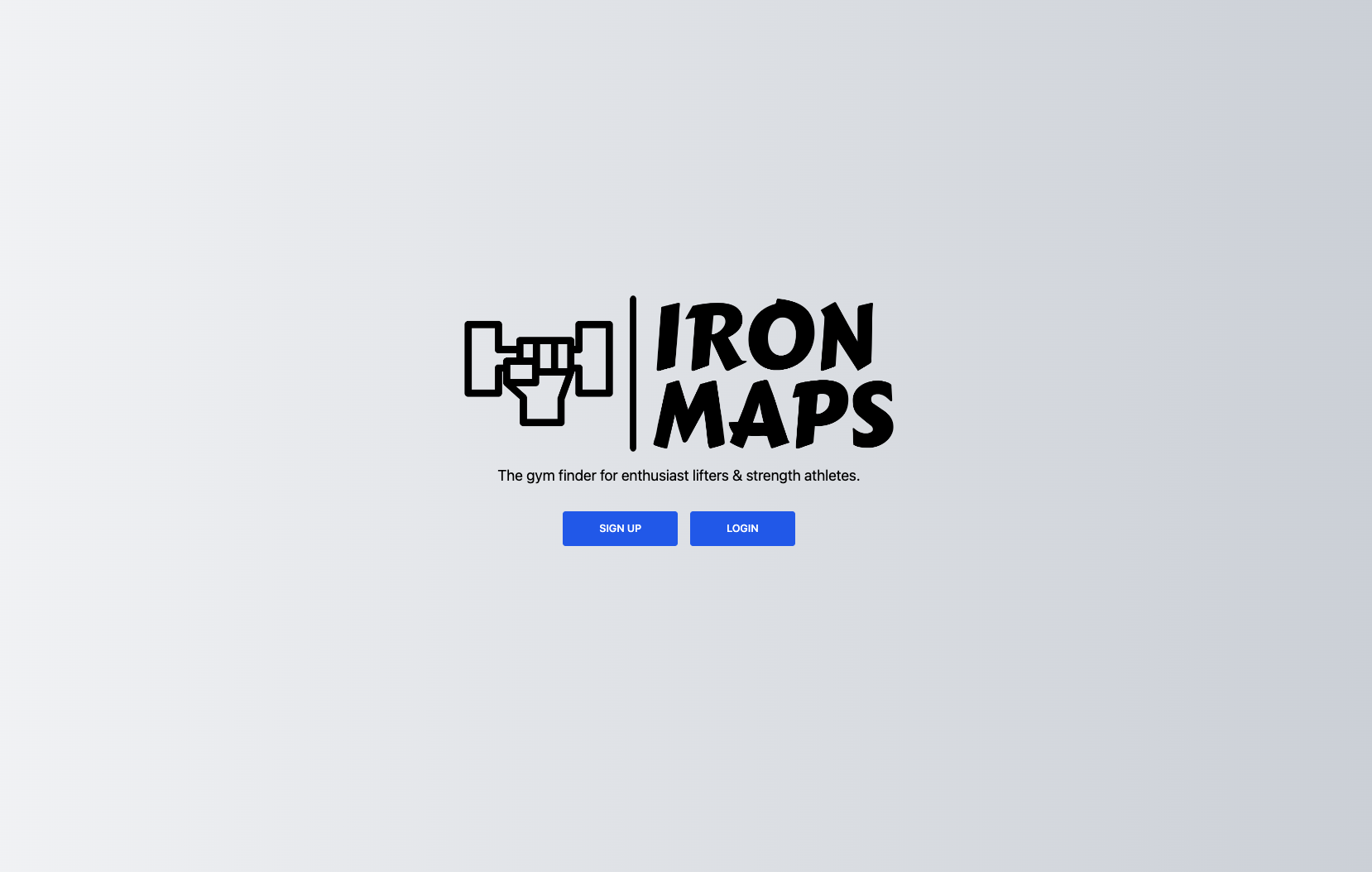 GitHub - hansontram/iron-maps: The full-stack gym finder for strength ...