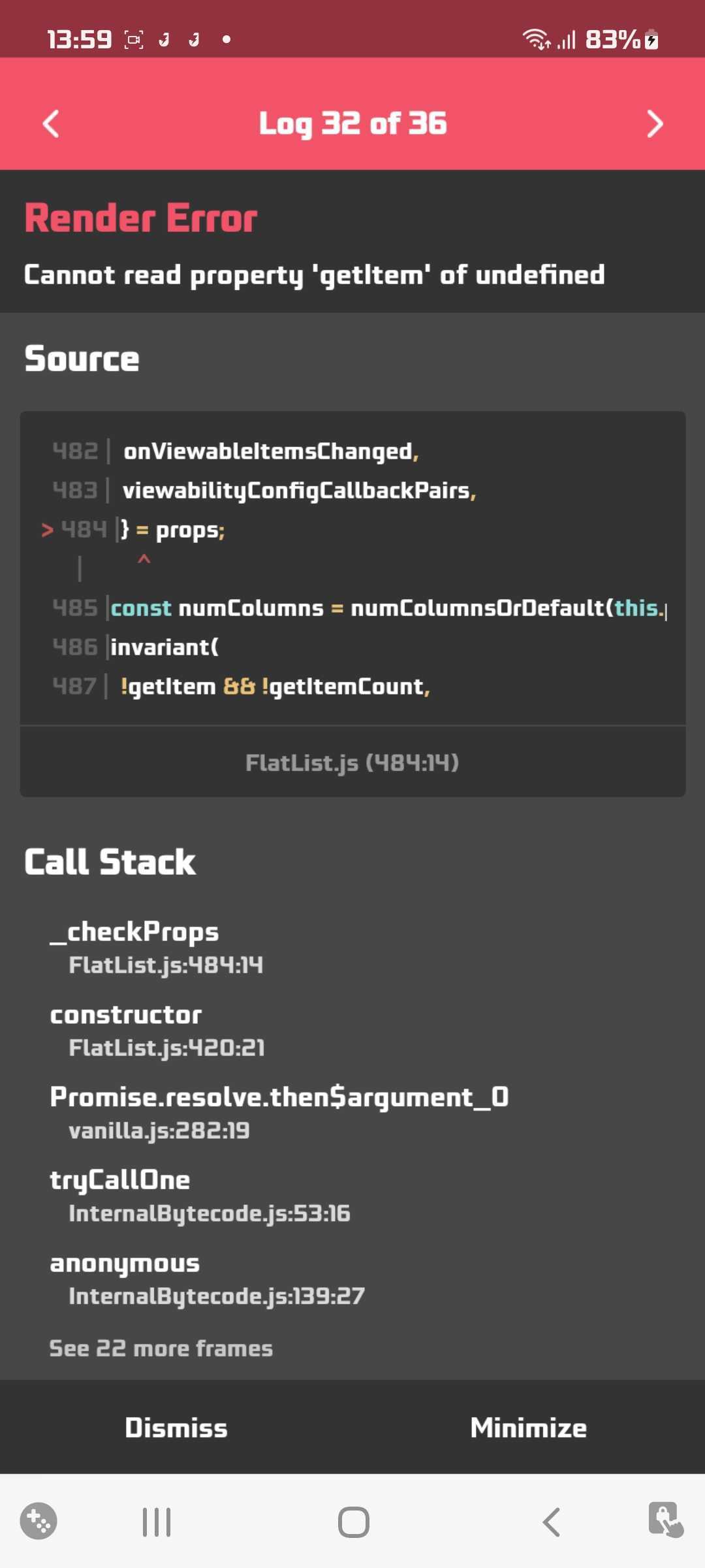 Selecting View All Wallet List Is Failing With Error Cannnot Read Property Getitem Of