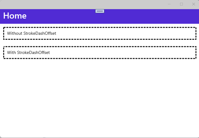 StrokeDashArray of border control only works with StrokeDashOffset != 0 · Issue #14938 · dotnet ...