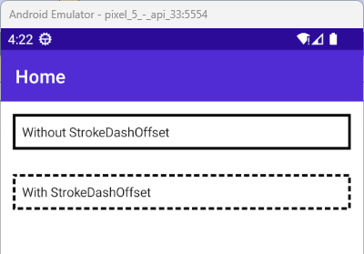 StrokeDashArray of border control only works with StrokeDashOffset != 0 · Issue #14938 · dotnet ...