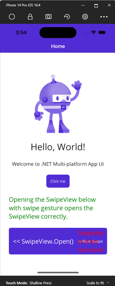 SwipeView does not work correctly on iOS when opened programmatically · Issue #17204 · dotnet ...