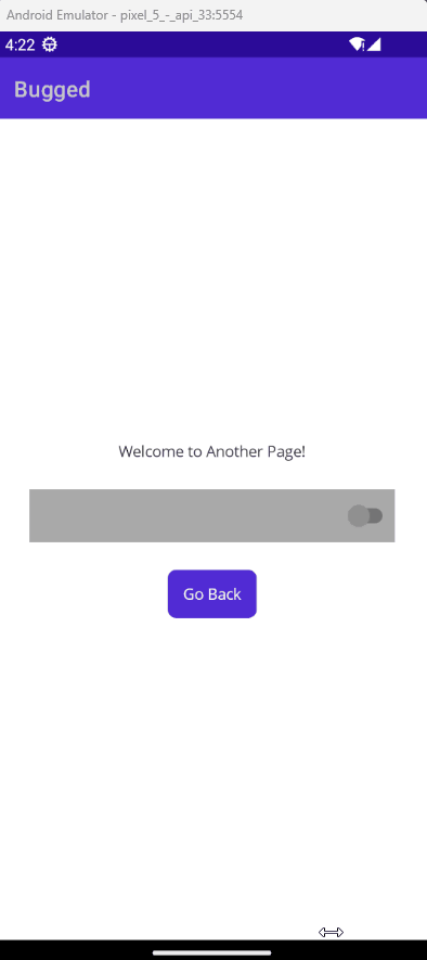 Switch Animation breaks on NavigationPage change · Issue #15358 · dotnet/maui · GitHub