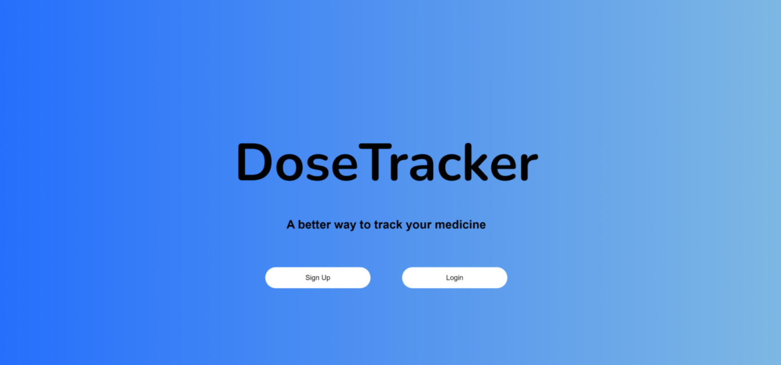 GitHub - adampodolak/DoseTracker: DoseTracker is a web application that ...