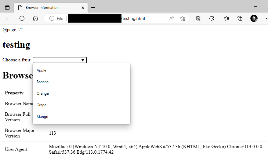 Input Element with Datalist not shown in MAUI Windows Desktop, Webview Runtime Issue. · Issue ...