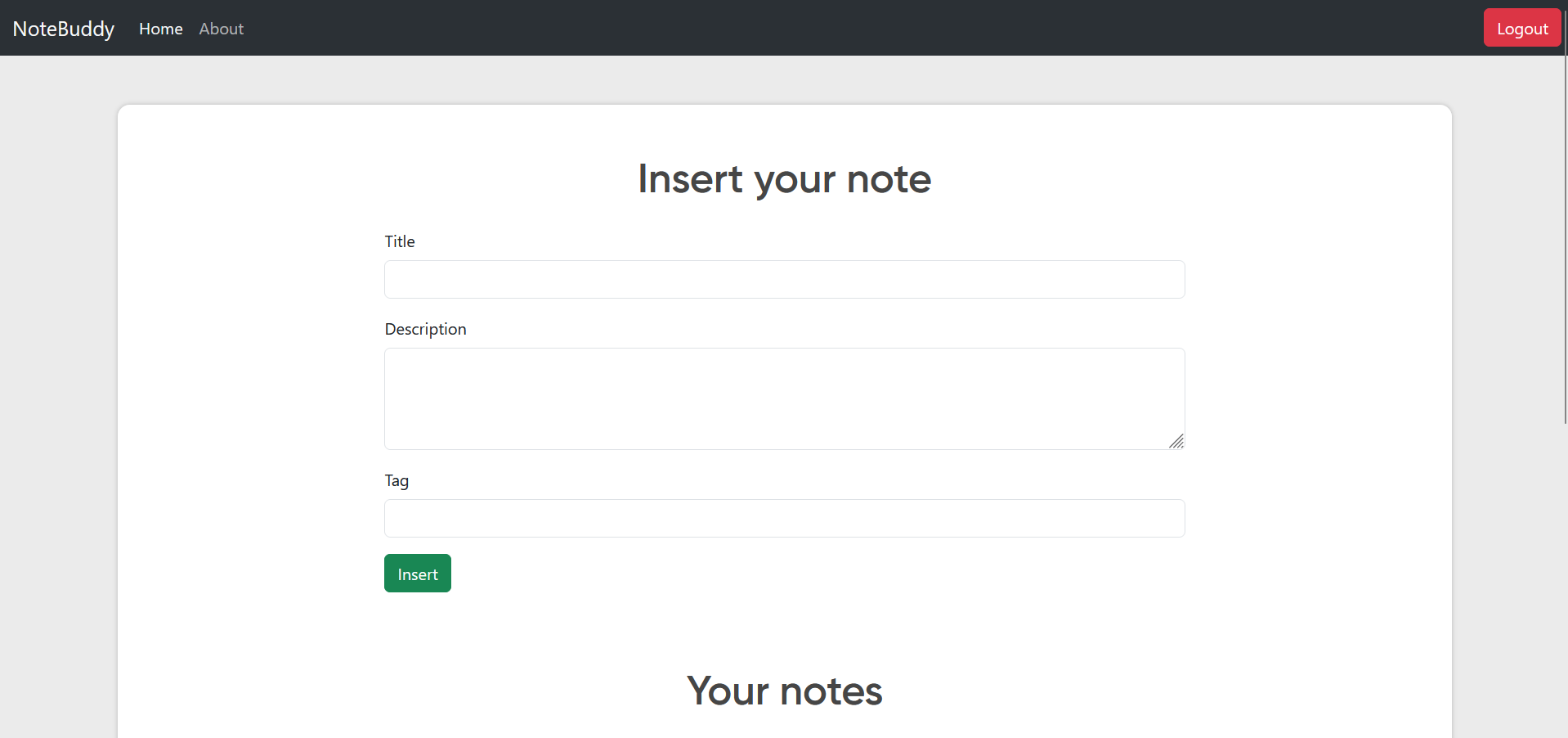 GitHub - AyushBathre2001/NoteBuddy: NoteBuddy is a MERN full stack application that allows you ...