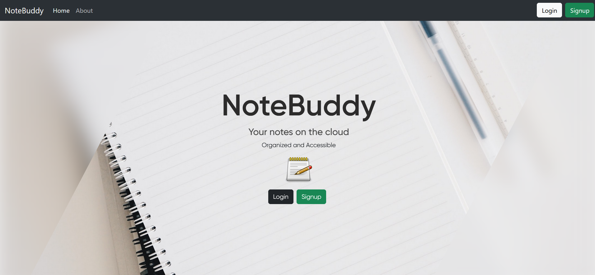 GitHub - AyushBathre2001/NoteBuddy: NoteBuddy is a MERN full stack ...