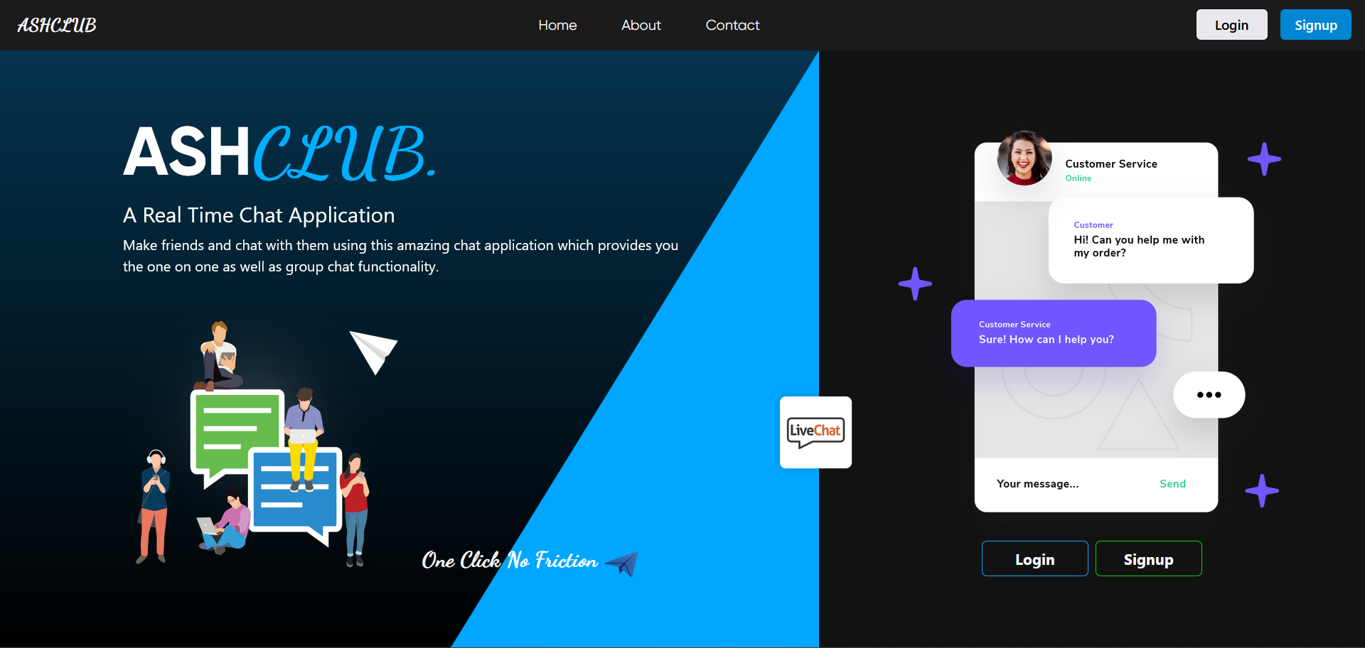 GitHub - AyushBathre2001/Messenger-App: A real time chat web application made using web sockets.