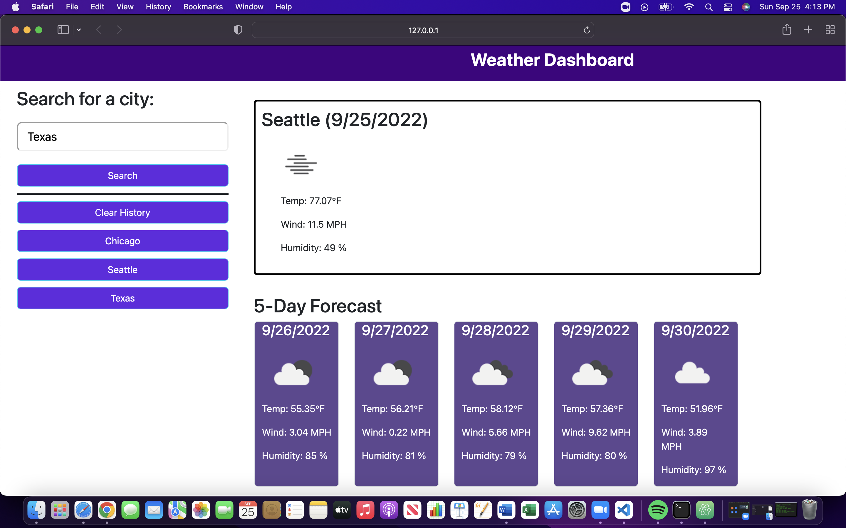 GitHub - KennyWCoder/Weather-Dashboard