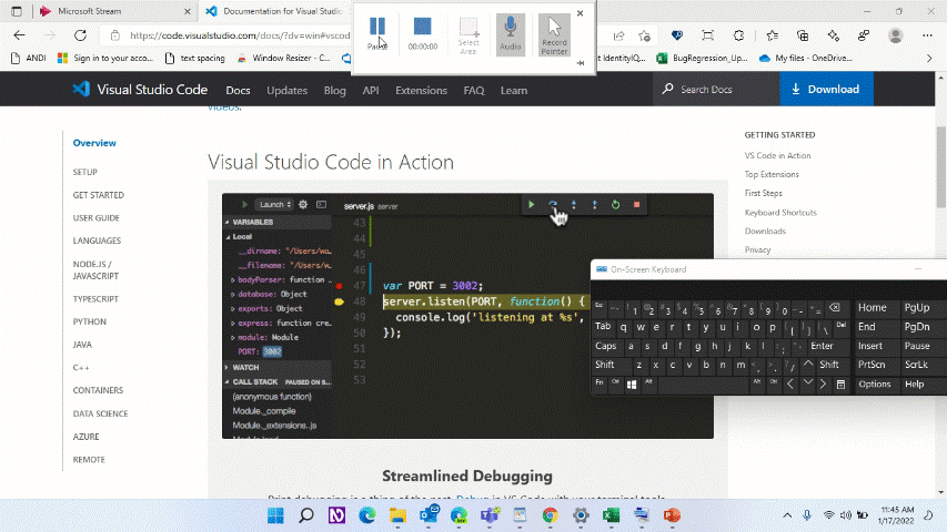 A11y_Visual Studio Code Services_Download_Platform Specific_Keyboard ...