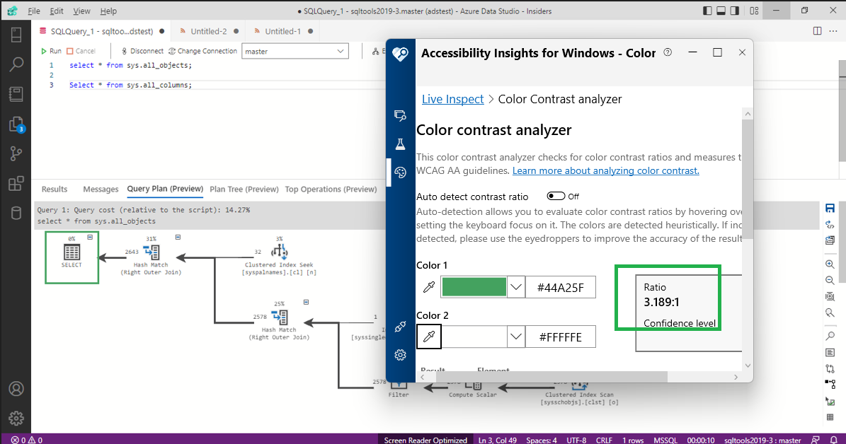 A11y_Azure Data Studio_Query Plan (Preview)_ColorContrast: Color ... A11y_Azure Data Studio_Query Plan (Preview)_ColorContrast: Color ...