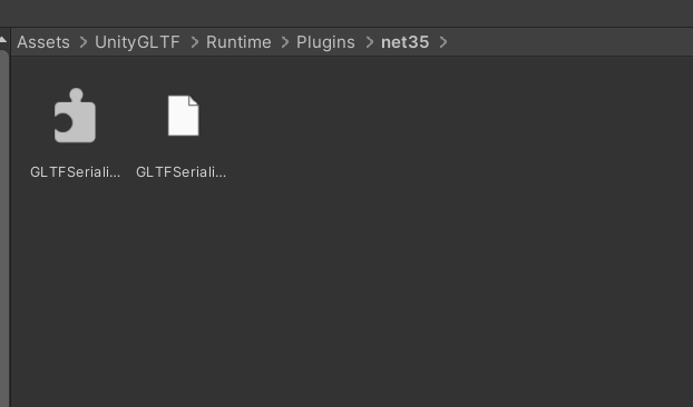 Missing Reference after building dlls · Issue #670 · KhronosGroup/UnityGLTF · GitHub