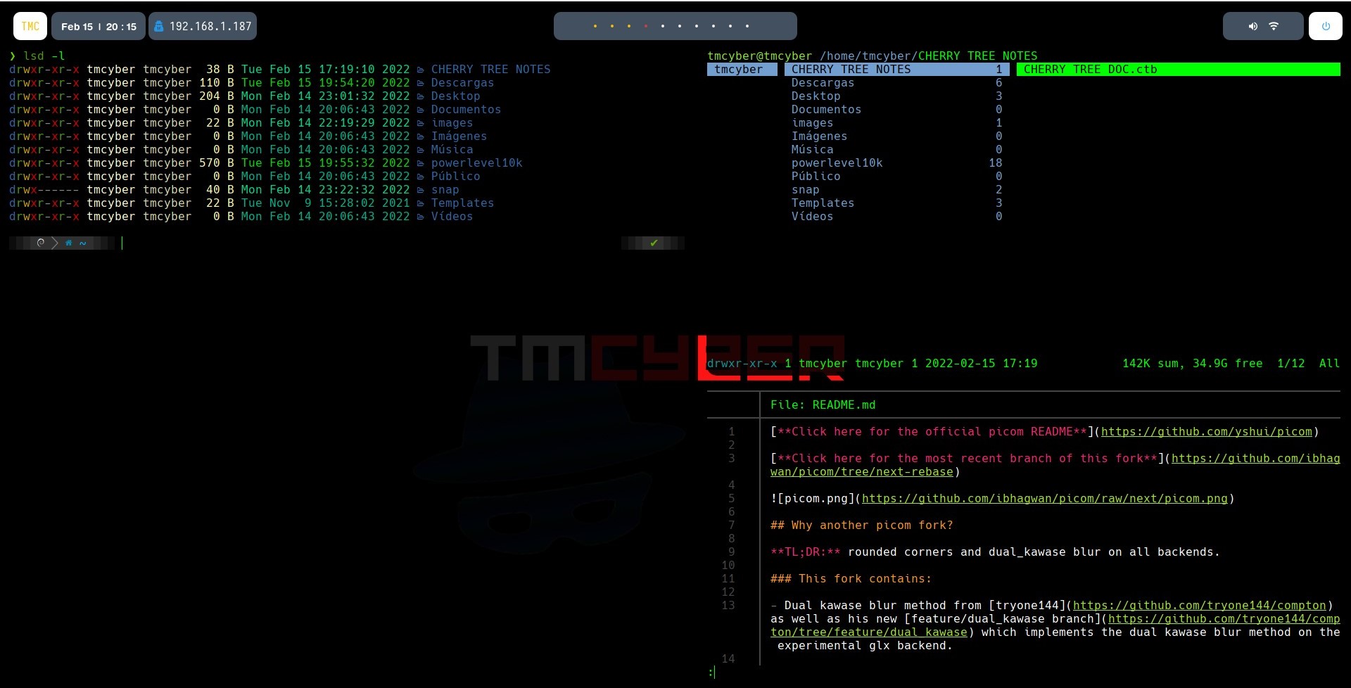 GitHub - tmersany/Ethical-Hacking-Work-Environment: Bspwm + Polybar ...