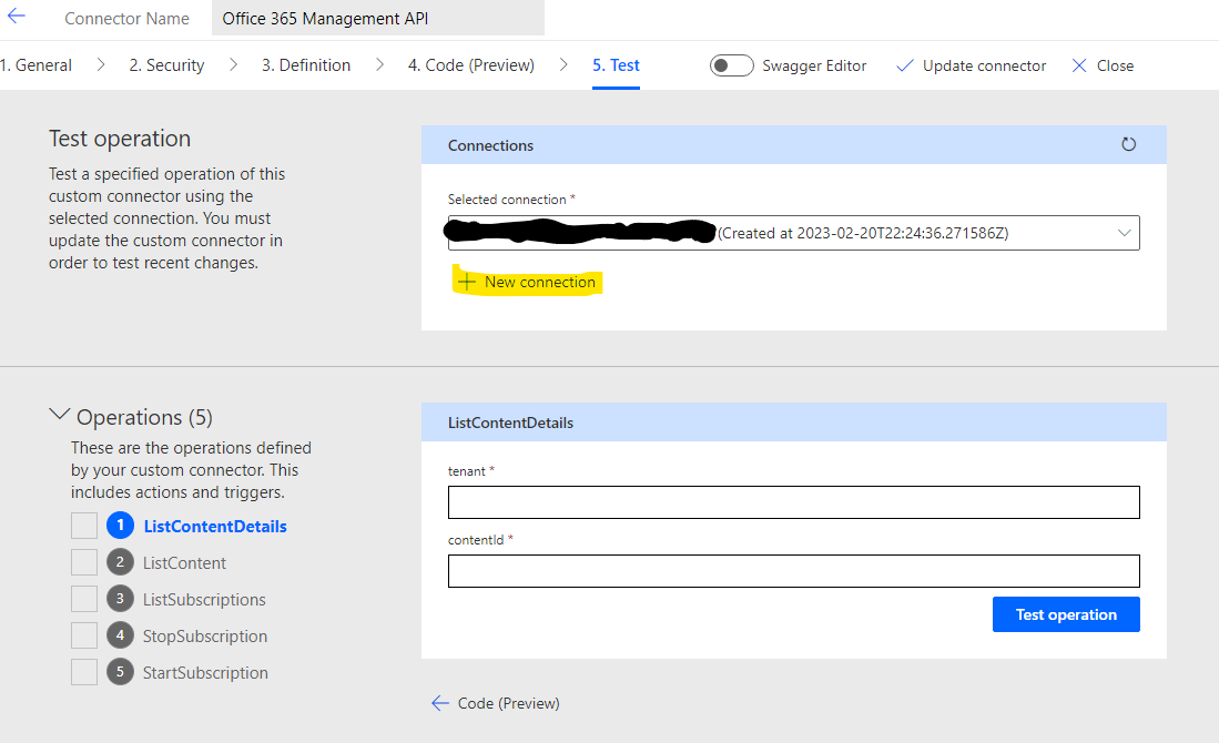 [CoE Starter Kit - BUG] Audit Log Connector (Office 365 Management API ...