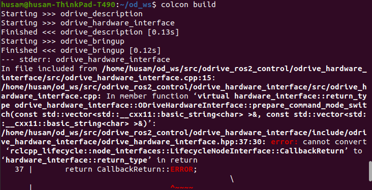 odrive_ros2_control Migration from Foxy to Galactic · Issue #676 · ros-controls/ros2_control ...