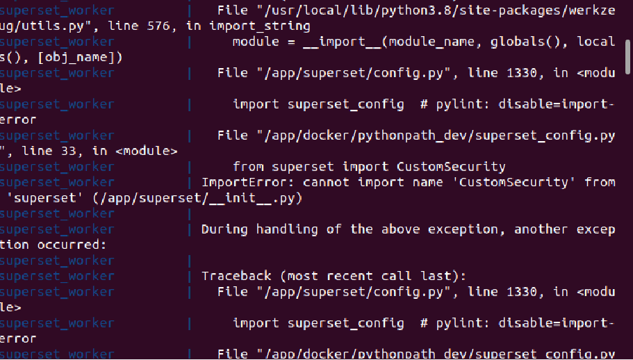 Unable To Up The Docker File After Adding A New Python File For Custom Authentication · Issue