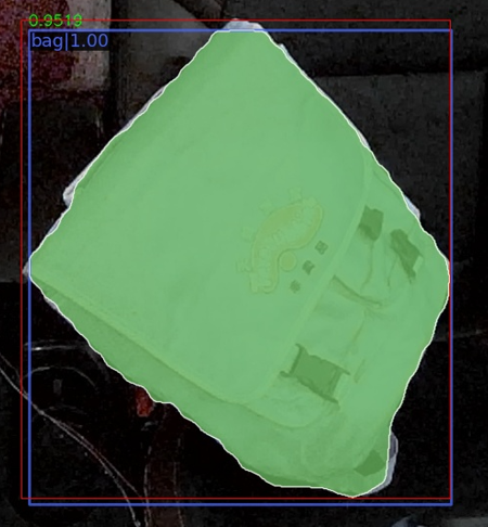 After training the target detection model, the inference results of the ...