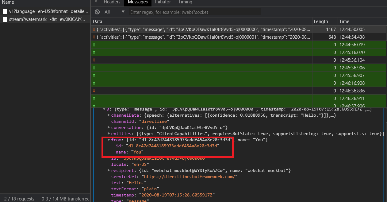 Directline Speech Dls Username And Userid Is Not Being Sent To Bot · Issue 3426 · Microsoft