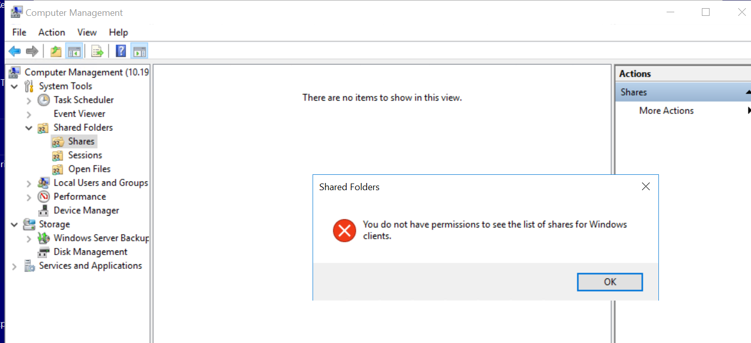 Not able to view shares even from Administrator user · Issue #408 · NetAppDocs/ontap · GitHub