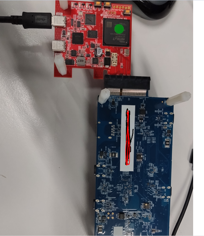 PCIe 1x squirrel card (FPGA -3rd party) is not enumerated when we connected Behind Gatkex Creek ...