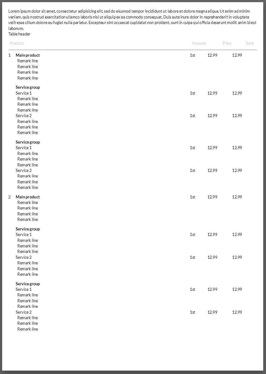More control on the pagebreaks in a table · Issue #710 · QuestPDF/QuestPDF · GitHub