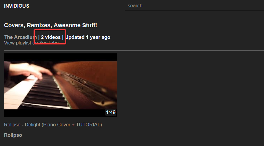 Playlists missing first video · Issue #1382 · iv-org/invidious · GitHub