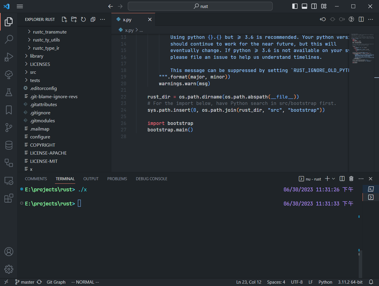 Use X Instead Of X Py In Documentation · Issue 1707 · Rust Lang Rustc Dev Guide · Github