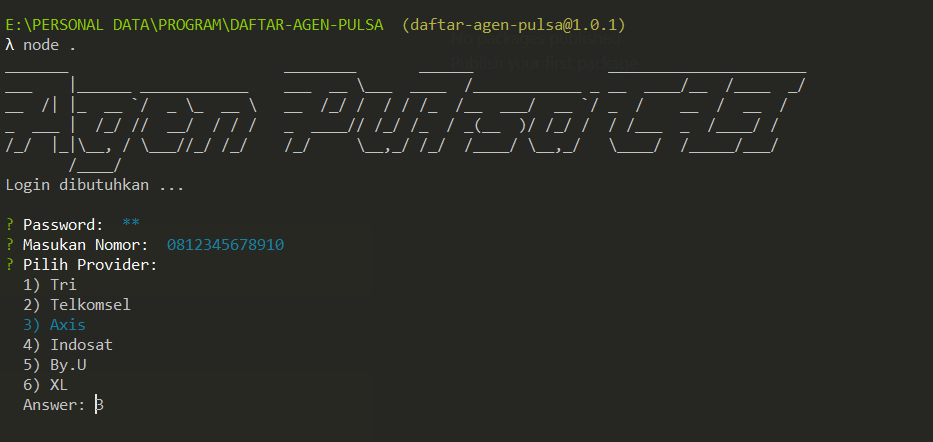 GitHub - dtwhen/Inquirer-demo