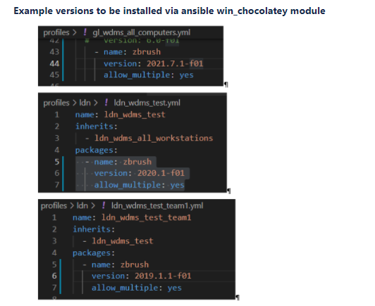Win_chocolatey ansible module not create folders in 'lib' folder for all package versions of a ...
