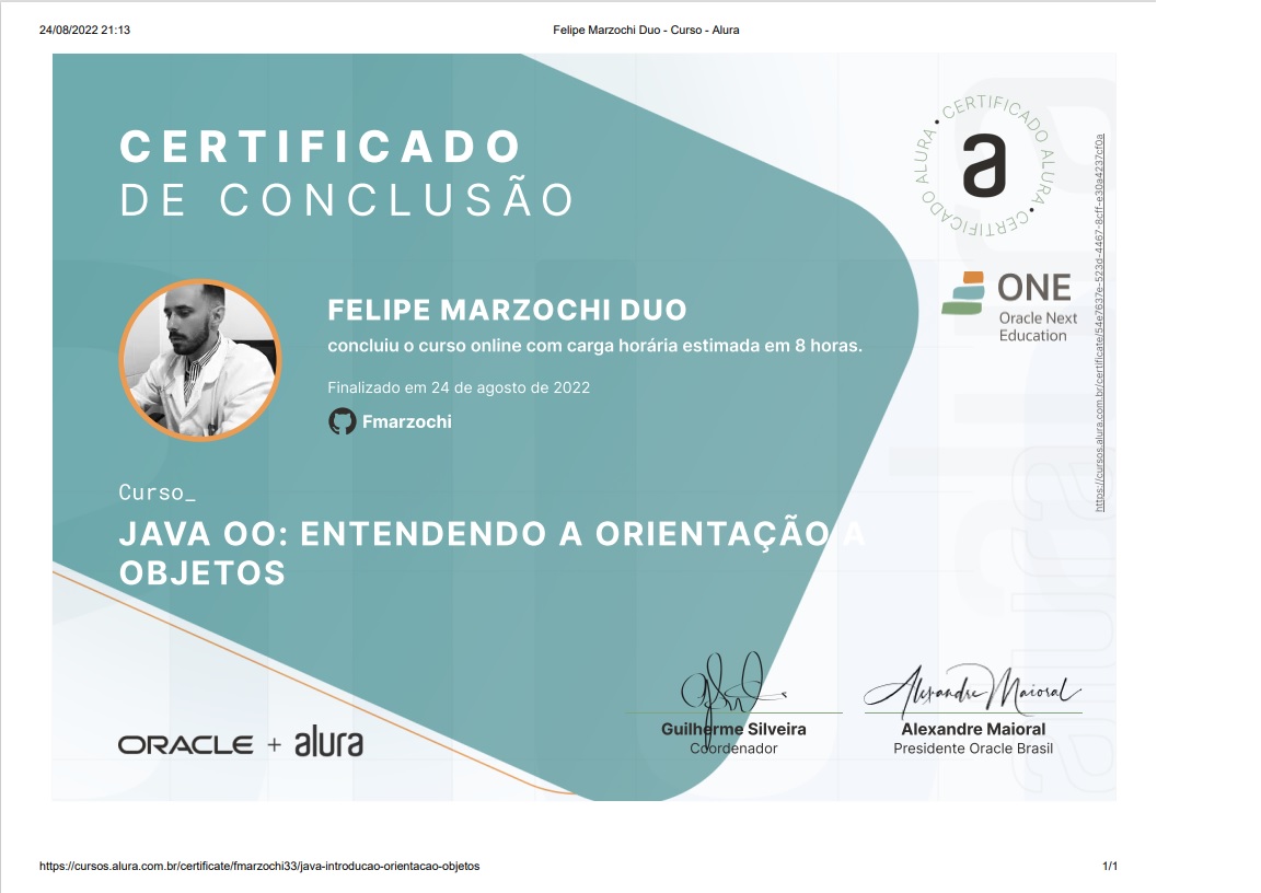 GitHub - Fmarzochi/Java_introducao_orientacao_objetos: Projeto Byte bank