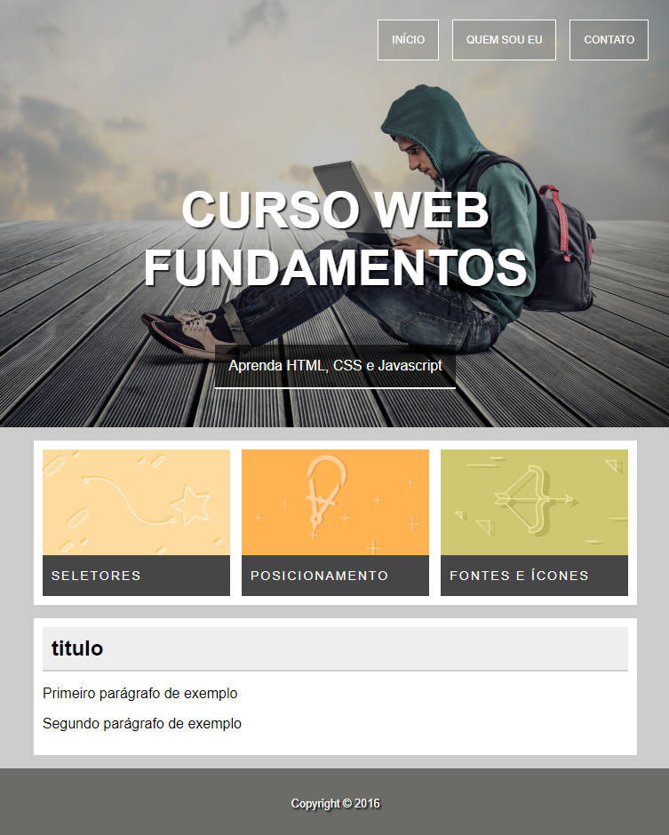 GitHub - Fmarzochi/ProjetoCSS-udemy: Udemy - Treinando HTML e CSS do Básico para relembrar os ...