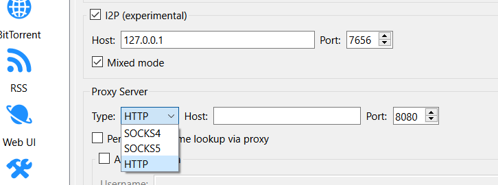 Remove this HTTP Host Proxy Server default · Issue #18921 · qbittorrent/qBittorrent · GitHub
