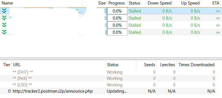 I2P Tracker always stuck at Updating 4.6.0RC2 · Issue #19625 ...