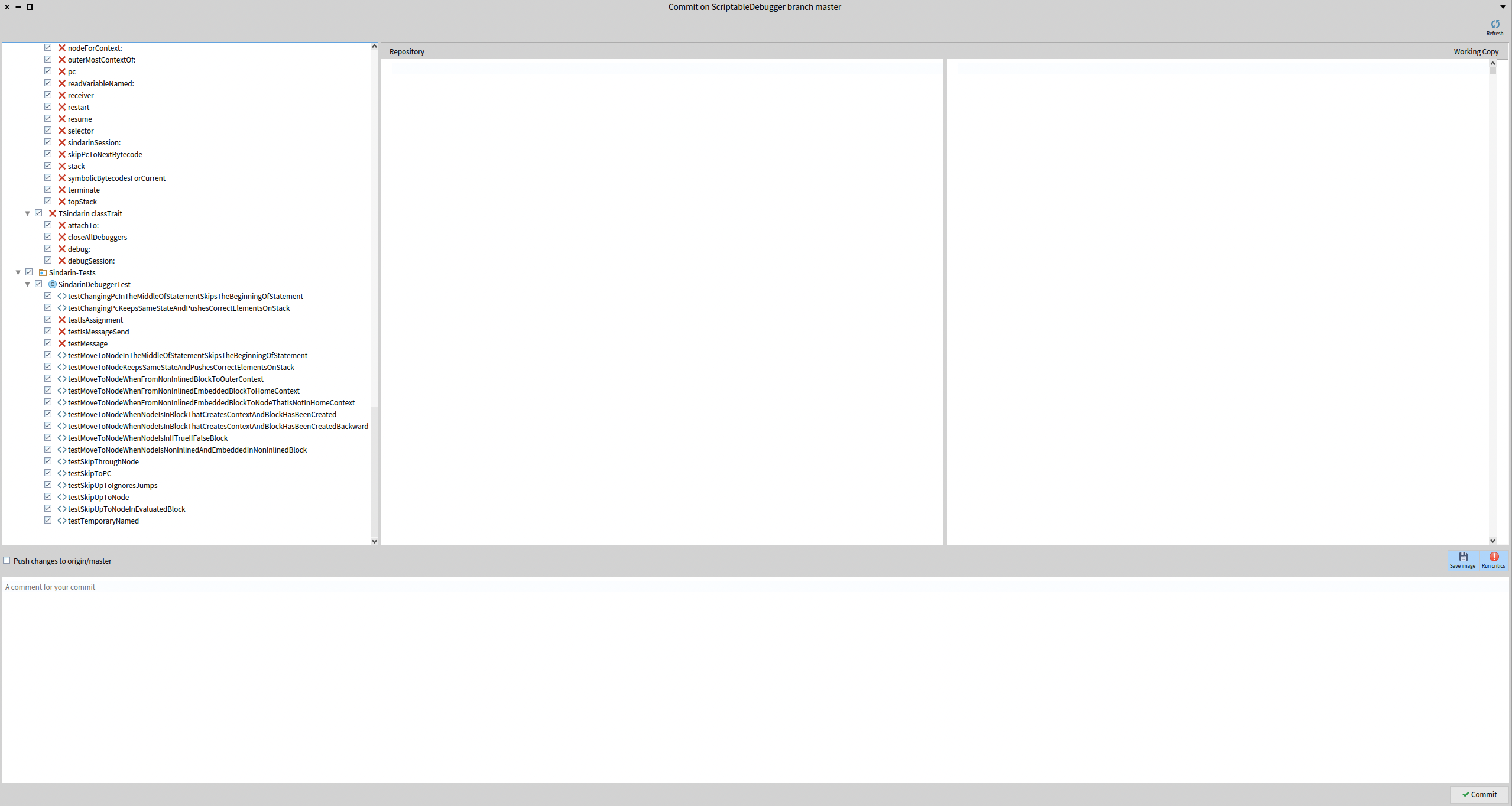 is Sindarin in sync in Pharo12? · Issue #73 · pharo-spec/ScriptableDebugger · GitHub
