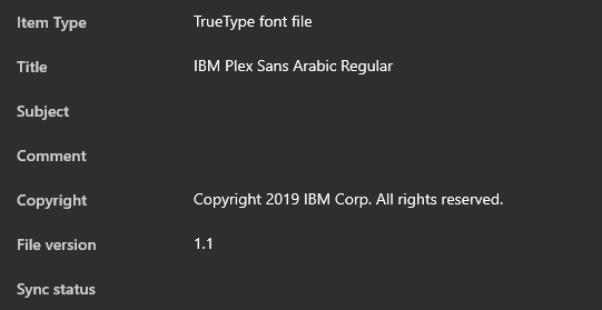 Arabic: glyph spacing issue in PDFs · Issue #542 · IBM/plex · GitHub