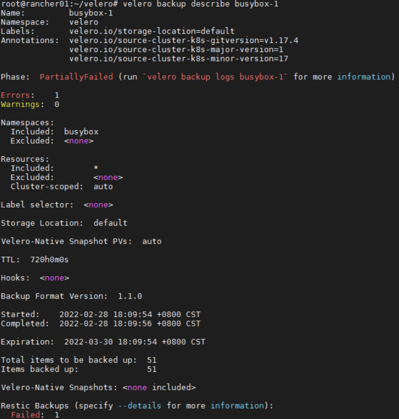 pod volume backup failed: error getting volume directory name · Issue #4708 · vmware-tanzu ...