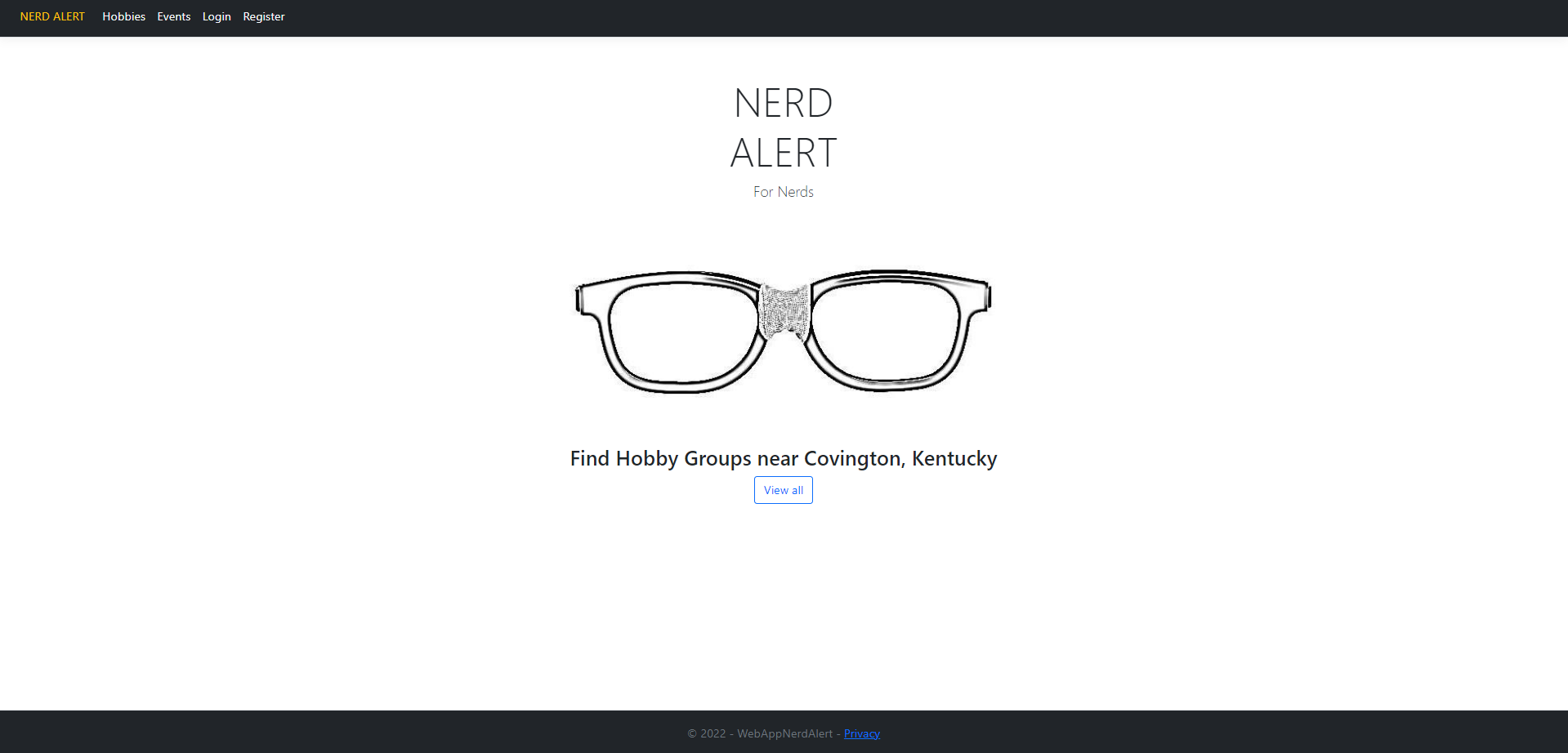 Github Giorgiomotorola Webappnerdalert Social Nerd Focused Web App