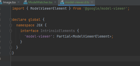 Importing Issue Still for Typescript · google model-viewer · Discussion ...