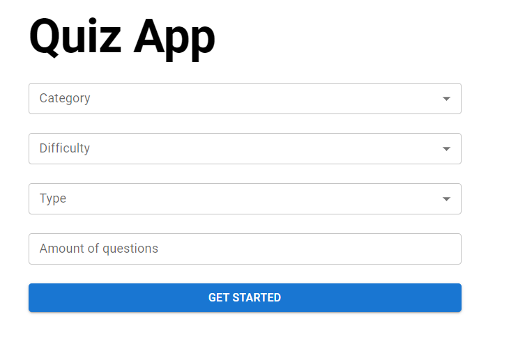 GitHub - pratiga/Quiz-App: Quiz application using react and redux