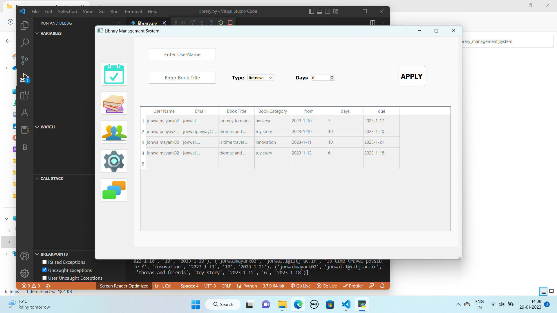 GitHub - mayankjonwal02/Library-Management-System